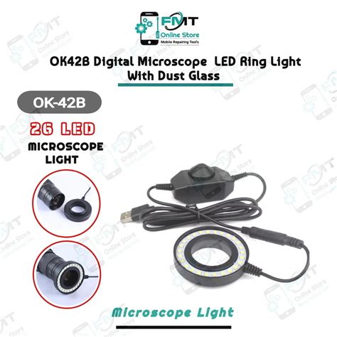 Ok42b 26 Led Ultra Thin Digital Microscope Led Ring Light Fmt Online Store