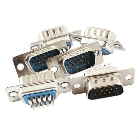 Vga 15 Pin 3 Row Male Solder Connector Linkserve