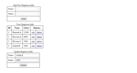 Php Crud Operations