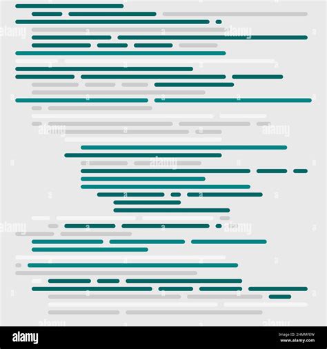 Cartoon Coding Simulated Lines Vector Illustration Stock Vector Image