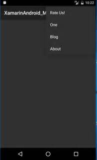 Colors Why Is This Xamarin Android Menu Text Not Showing Stack
