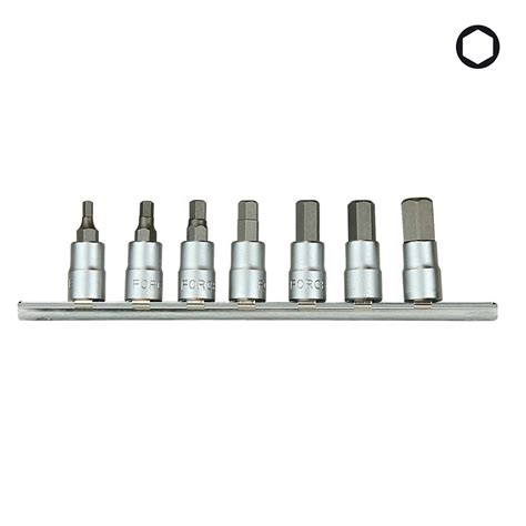 Force 4155 Bit Set Inbus 15 Delig Ø 10 Mm Professioneel Gereedschap