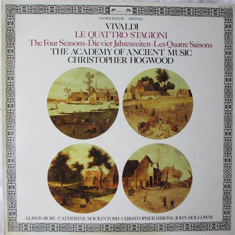 Album Les Quatre Saisons De Antonio Vivaldi Sur Cdandlp