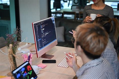 Premium Photo Young Programmers And It Software Developers Team