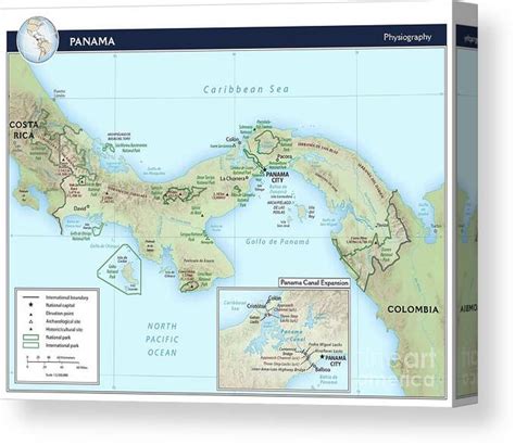 Printable Map Of Panama