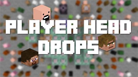 Players Drop Heads Mod 1 12 2 For Minecraft 9minecraft Net