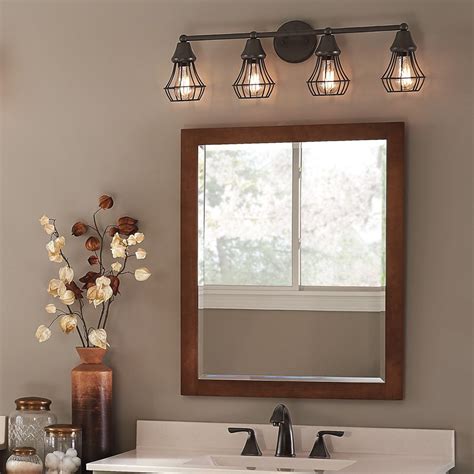 Brushed Bronze Bathroom Lighting