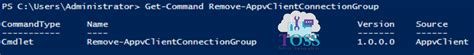 Remove Appvclientconnectiongroup Powershell Toss