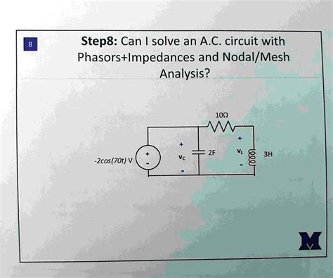 Electric Circuit Problem Step8 Can I Solve An Ac Circuit With