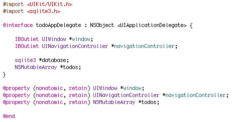 IPhone Programming Tutorial Creating A ToDo List Using SQLite Part IPhone Programming