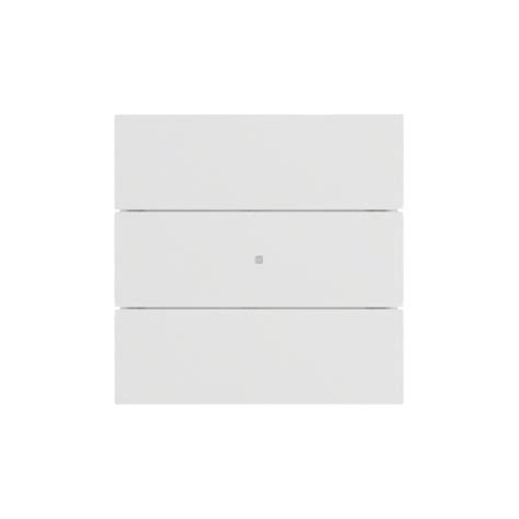 KNX B IQ Push Button 3Gang Bluestone