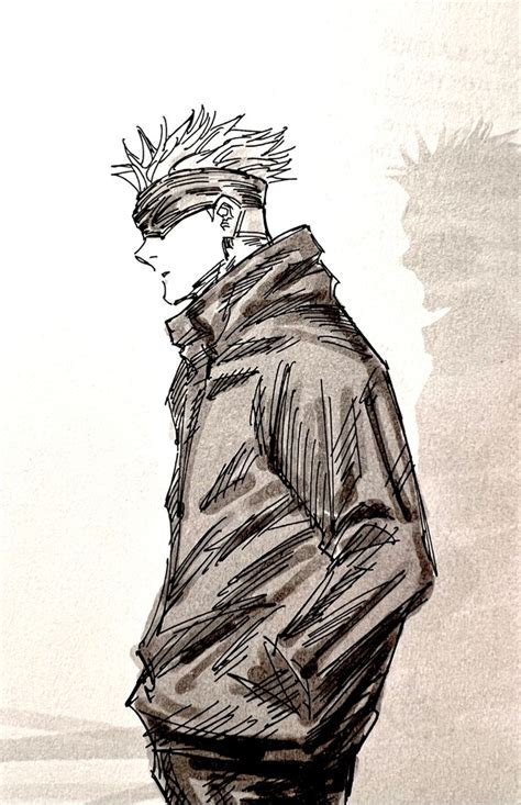Gojo Satoru Manga Art Jujutsu Kaisen