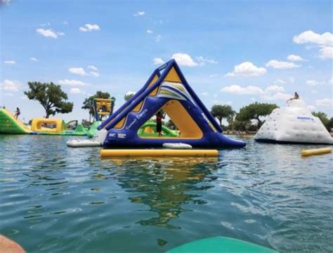 Wibit In Park Lake Is Best Inflatable Water Park In New Mexico