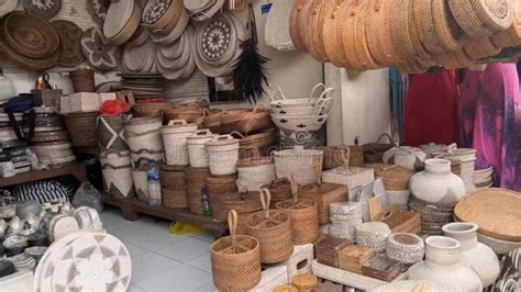 Traditional Markets Selling Handicraft Goods Stock Image Image Of