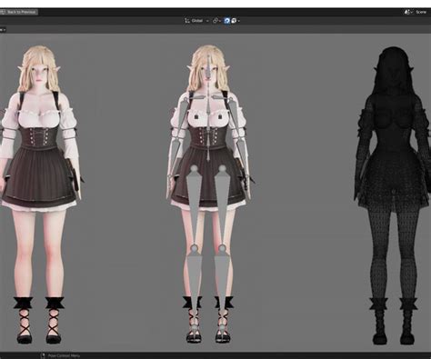 Artstation Elf Archer Realistic Female Character Blender Ue5