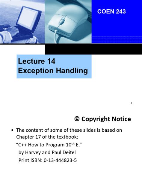 Lec14 Exceptionhandling Pdf