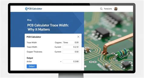 Pcb Calculator Cost Trace Width And Design Estimator