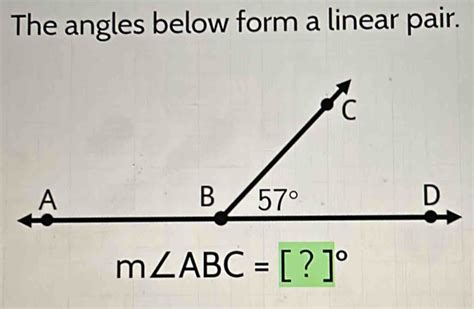 The Angles Below Form A Linear Pair [geometry]