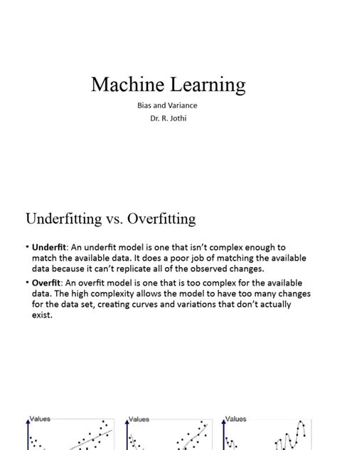 Ml Bias And Variance Pdf Regression Analysis Machine Learning