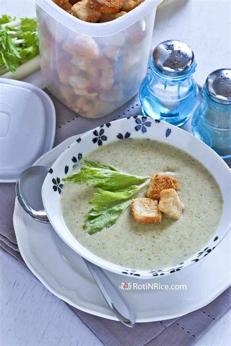 Cream Of Celery Soup Roti N Rice