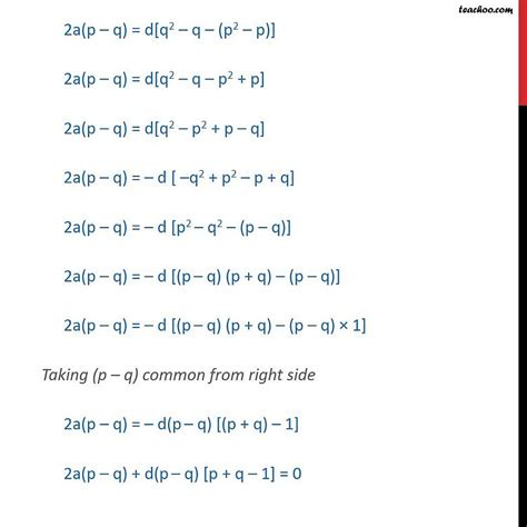 question 10 if sum of first p terms of ap is equal to arithmetic p