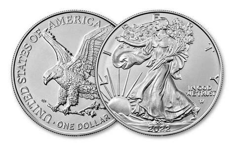 2022 American Silver Eagle 999 Fine Silver Dollar Coin