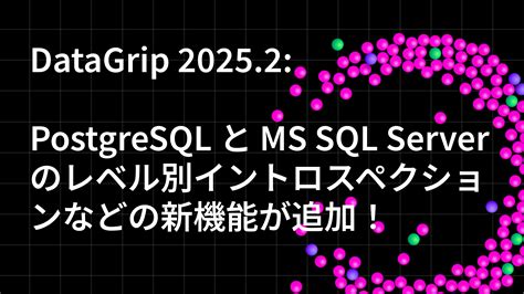 Datagrip 20252 Ai チャットにおけるデータベースオブジェクトのコンテキスト、postgresql と Ms Sql