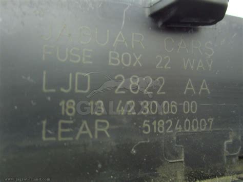2000 Jaguar Xk8 Convertible Fuse Box Diagrams And Relay Locations