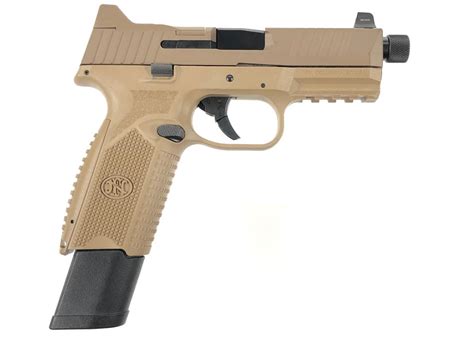 Lot Fn 509 Tactical Fde 9mm Threaded Barrel Pistol W 24rd Magazine