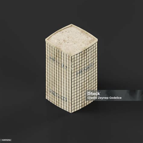 아이소메트릭 뷰 군사 사용 큰 샌드 박스 장벽 블록 또는 모래 블록을 홍수 장벽 벽 3d 렌더링 강철에 대한 스톡 사진 및 기타 이미지 Istock