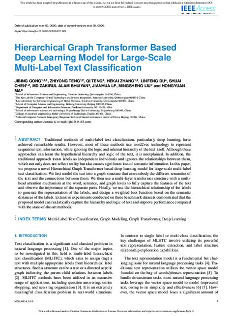 Pdf Hierarchical Graph Transformer Based Deep Learning Model For