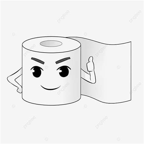 화장지 클립 일러스트 아트 만화 의인화 휴지 클립 아트 의인 Png 일러스트 및 Psd 이미지 무료 다운로드 Pngtree