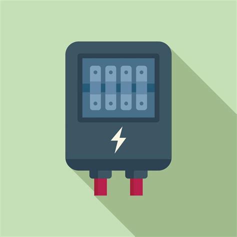 Contact Junction Box Icon Flat Vector Electric Switch 16816387 Vector Art At Vecteezy