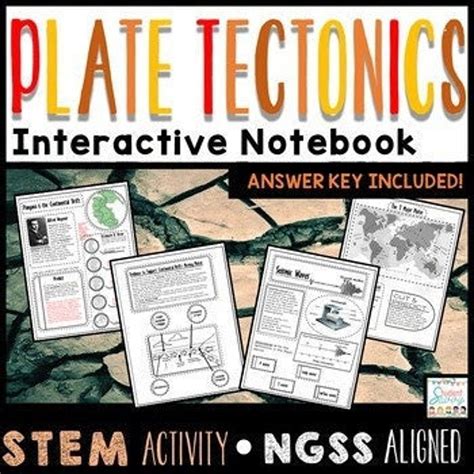 Plate Tectonics Worksheets Interactive Notebook Tectonic Plates