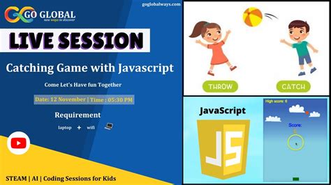 Catching Game With Javascript Game Development Coding Together Youtube