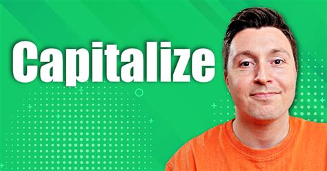 How To Make First Letter Capital In Excel Step By Step 2024