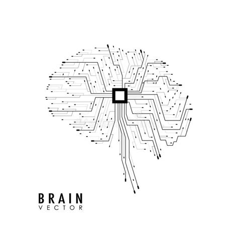 Technological Brain And Machine Learning Concept Stock Vector Illustration Of Electricity
