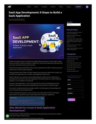 SaaS App Development Steps To Build A SaaS Application PDF