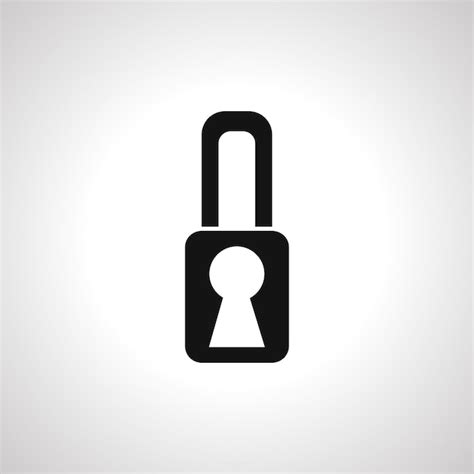 Premium Vector Padlock Icon Closed Padlock Icon