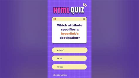 Html Quiz Comment The Answer Codewebio Html Quiz Python