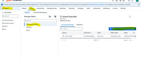 Developer Cannot See My Automations Orchestrator Uipath Community Forum