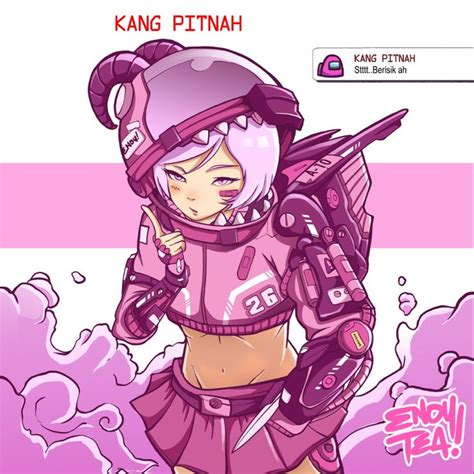 Among Us Anime Girl