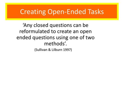 Ppt Using Open Ended Tasks In The Mathematics Classroom Powerpoint Presentation Id 1449233