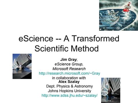 Escience A Transformed Scientific Method Ppt