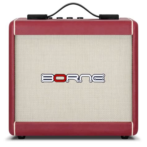 Amplificador Cubo Para Guitarra F60 15w Vinho Borne