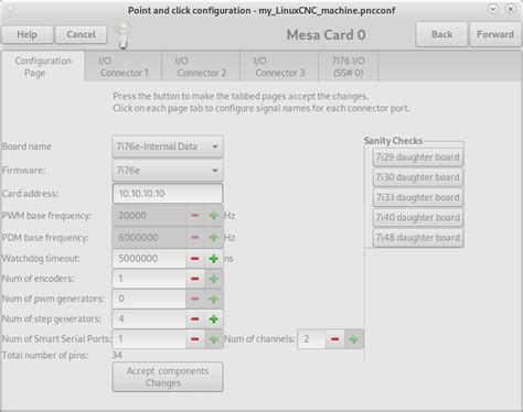 Guidance Needed Initial LinuxCNC PncConf Setup LinuxCNC