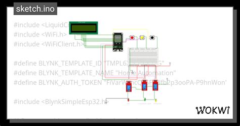 Home Automation Copy Wokwi Esp32 Stm32 Arduino Simulator