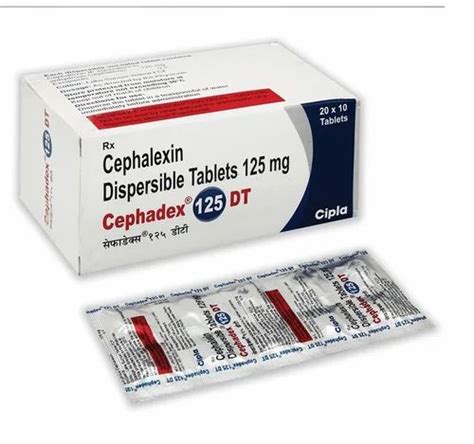 Cepahadex 125 Cephadex Cefalexin 125mg Tablet At ₹ 93strip In Nagpur