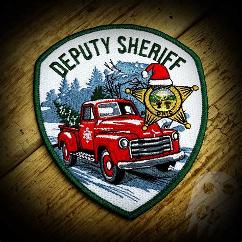 2025 Christmas Truck Ohio Deputy Sheriff 2025 Christmas Patch Ghost