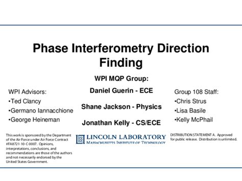 Pdf Phase Interferometry Direction Finding